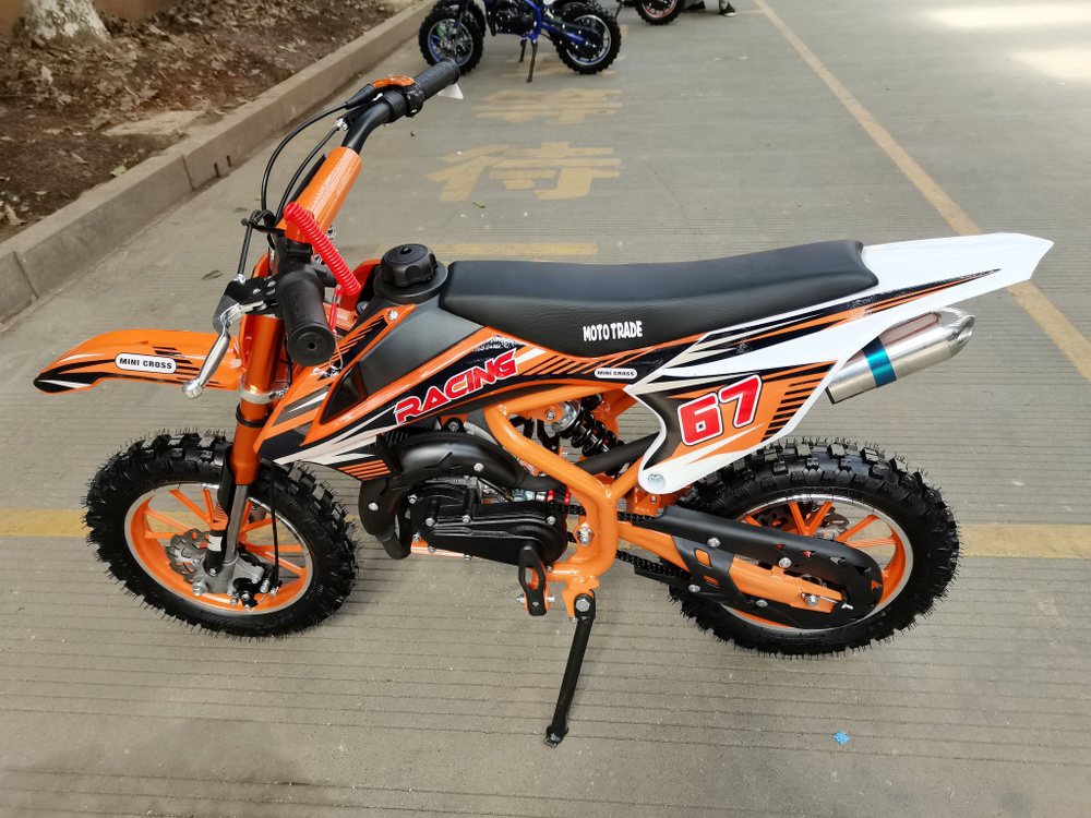 Питбайк кроссовый, бензиновый, детский, MotoTrade, DB02, 49cc, ручной ...