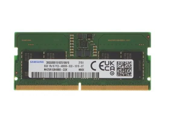 Модуль оперативной памяти RAM 8 ГБ DDR5 PC38400 4800 MHz CL 40 ...