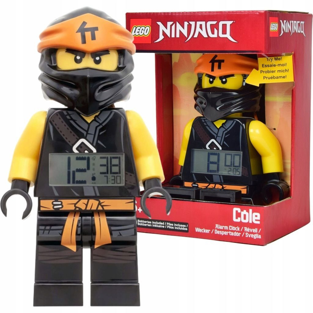 Лего Будильник Ниндзяго 23 см высота, Cole купить на OZON по низкой ...