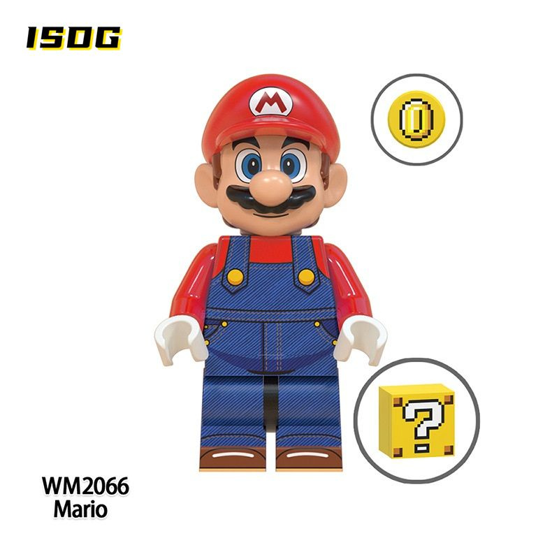 Минифигурки Марио Йоши / Mario совместим с конструкторами LEGOe ...