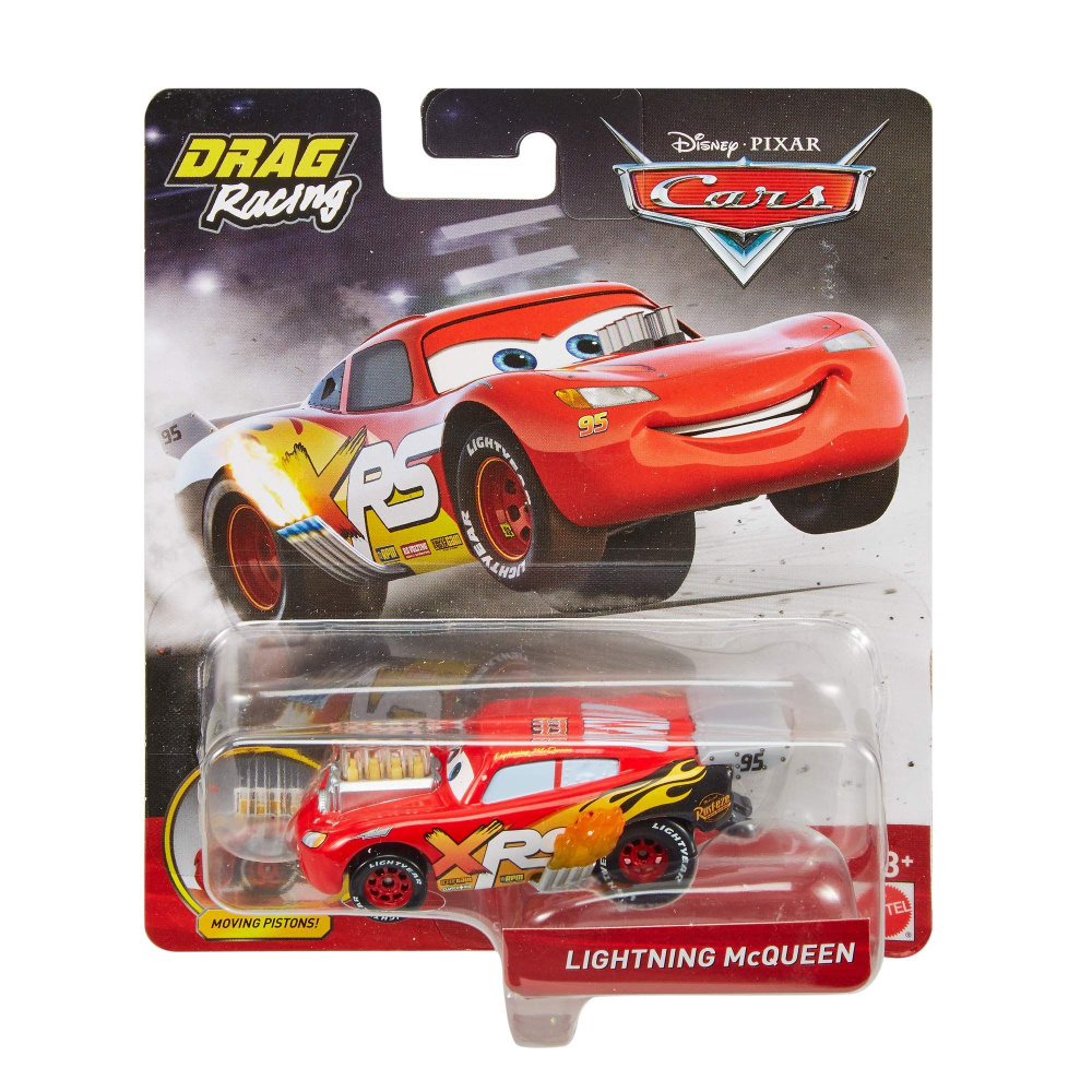 Disney Pixar Cars XRS Drag Racing Singles / Молния Маккуин, Курц ...