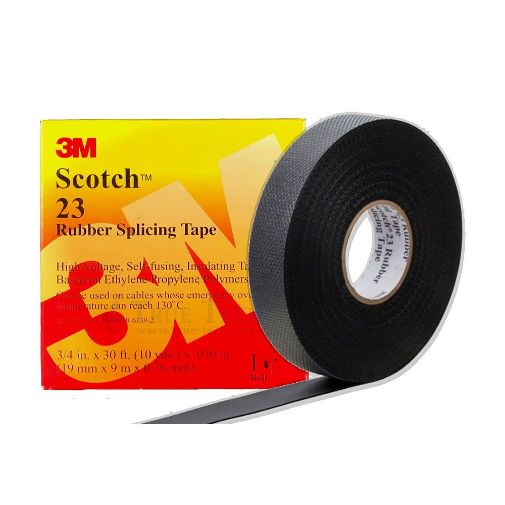 3M Scotch 23 резиновая изолента, самовулканизирующаяся (самослипающаяся ...