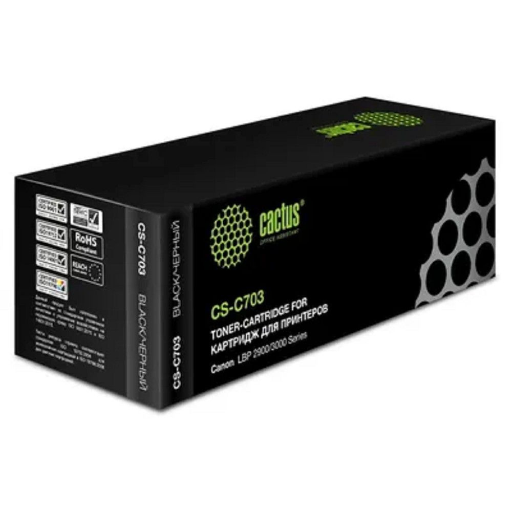 Картридж Cactus CS-C703, Черный (black), для МФУ, совместимый купить c ...