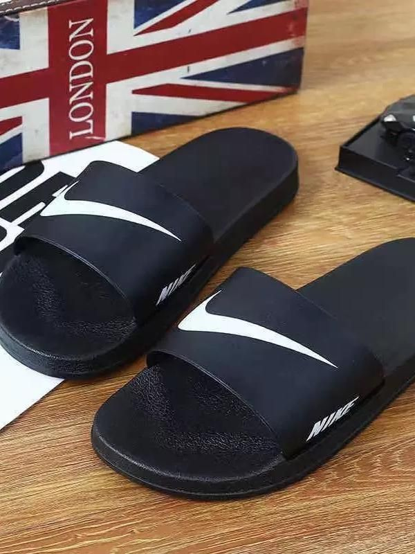 Тапочки Женский Nike, размер 42, 43 черный купить c доставкой на OZON по низкой цене (1927339527)