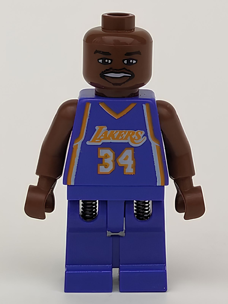 Минифигурка Lego NBA Shaquille O'Neal, Los Angeles Lakers #34 (Road ...
