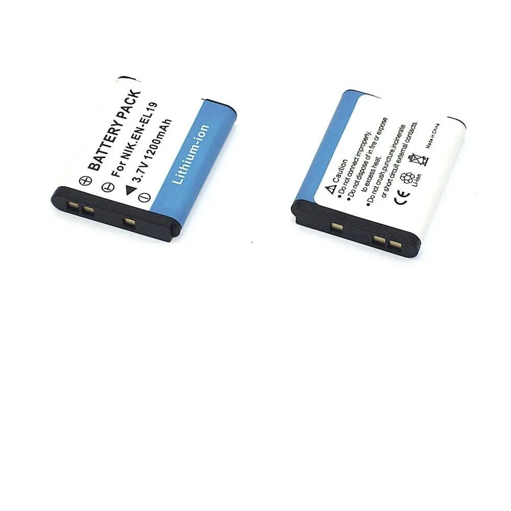 Аккумулятор EN-EL19 для фотоаппарата Nikon Coolpix A100, 3.7V 1200mAh Li-ion купить на OZON по ...
