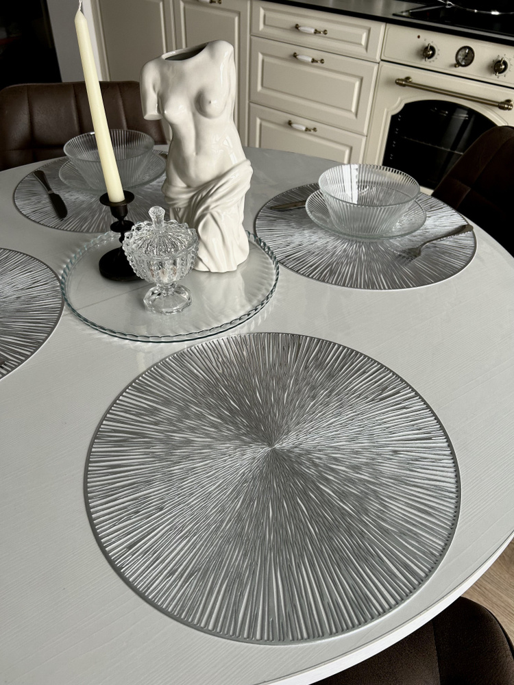 FoHo Набор сервировочных салфеток ПВХ пластизоль 38x38см, 4шт. купить ...