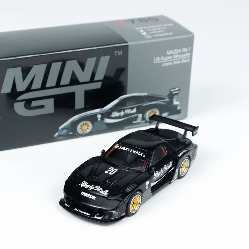 Модель коллекционная Mini GT 1:64 #785 Mazda RX-7 LB-Super Silhouette ...