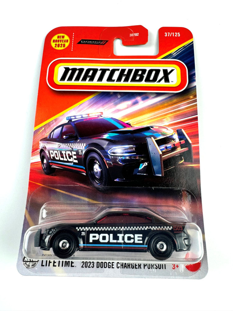 Машинка Matchbox 2025-30782 Basic Car:2023 Dodge Charger Pursuit купить ...