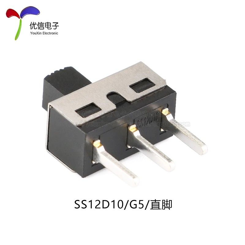 10 шт./лот SS12D06 SS12D10 Высота ручки 5 мм 2 передачи 3 фута сильноточный тумблер с прямыми ...