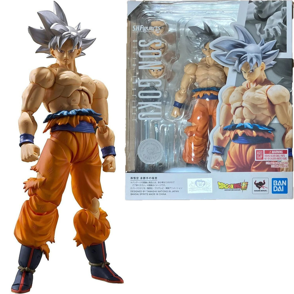 Экшн Фигурка Bandai S.H.FIGUARTS Dragon Ball Super - Сон Гоку, Ультра Инстинкт, SHF купить на ...