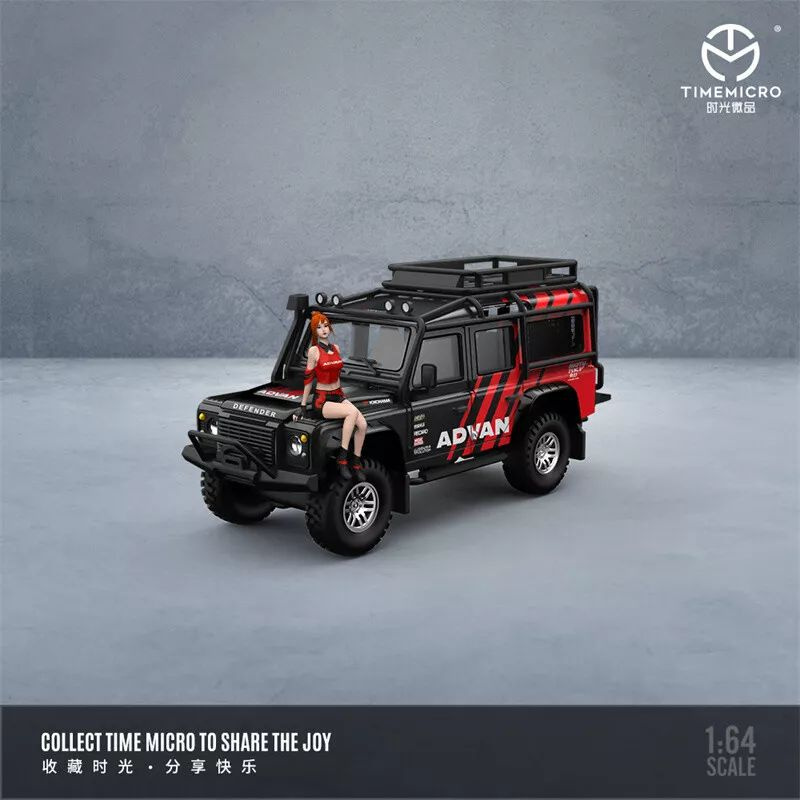 Коллекционная машинка TIME MICRO 1:64 Land Rover Defender ADVAN Luxury ...