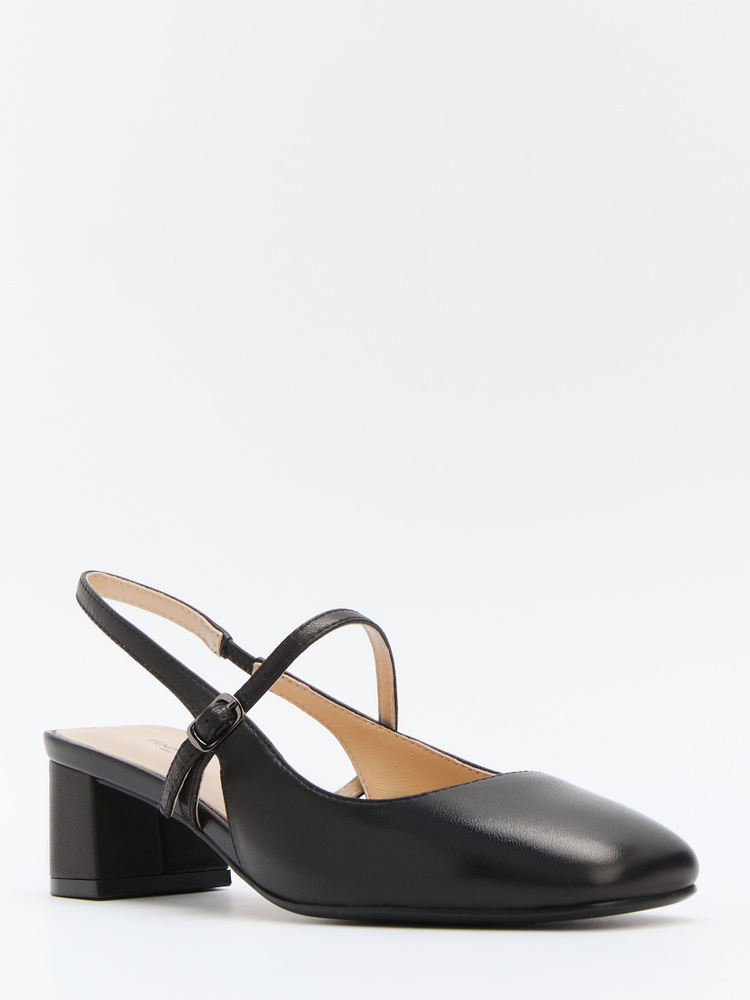 Туфли Женский Tendance Натуральная кожа размер 38 Толстый каблук R средняя Франция купить C