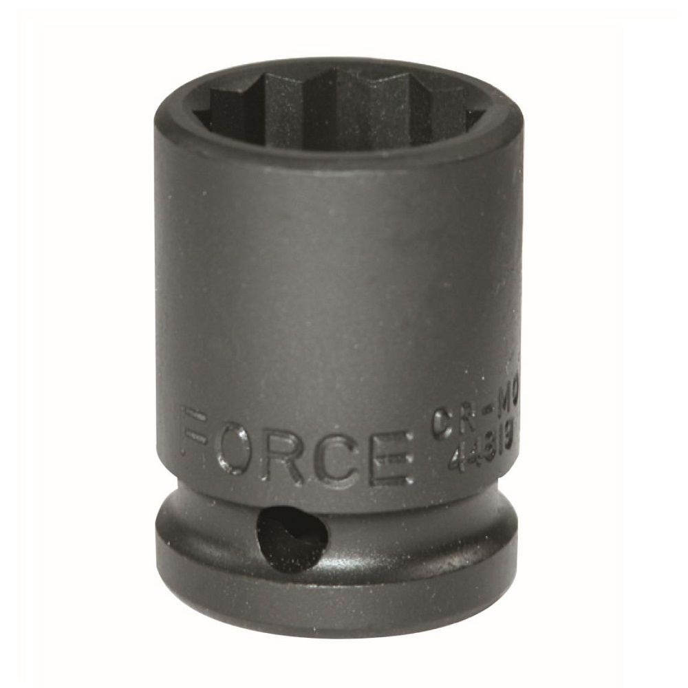 3/4" Головка 12-ти гранная д/пневмоинструмента 19 мм, FORCE 46819 ...