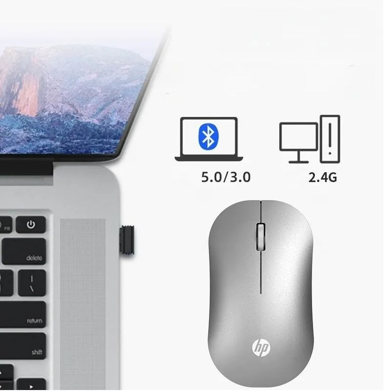 Мышь беспроводная HP беспроводная Беспроводная DM10, офисный ноутбук ...