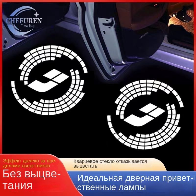 Штатная Лазерная проекция дверей LiXiang L7/L8/L9 (ONE)приветственный фонарь,2шт. купить c ...