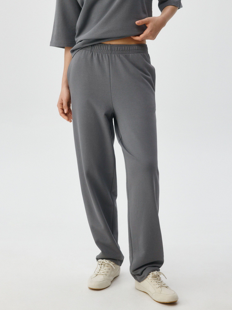 Брюки Женский SELA антрацитовый Повседневный, размер 50 На любой сезон Узбекистан купить c ...