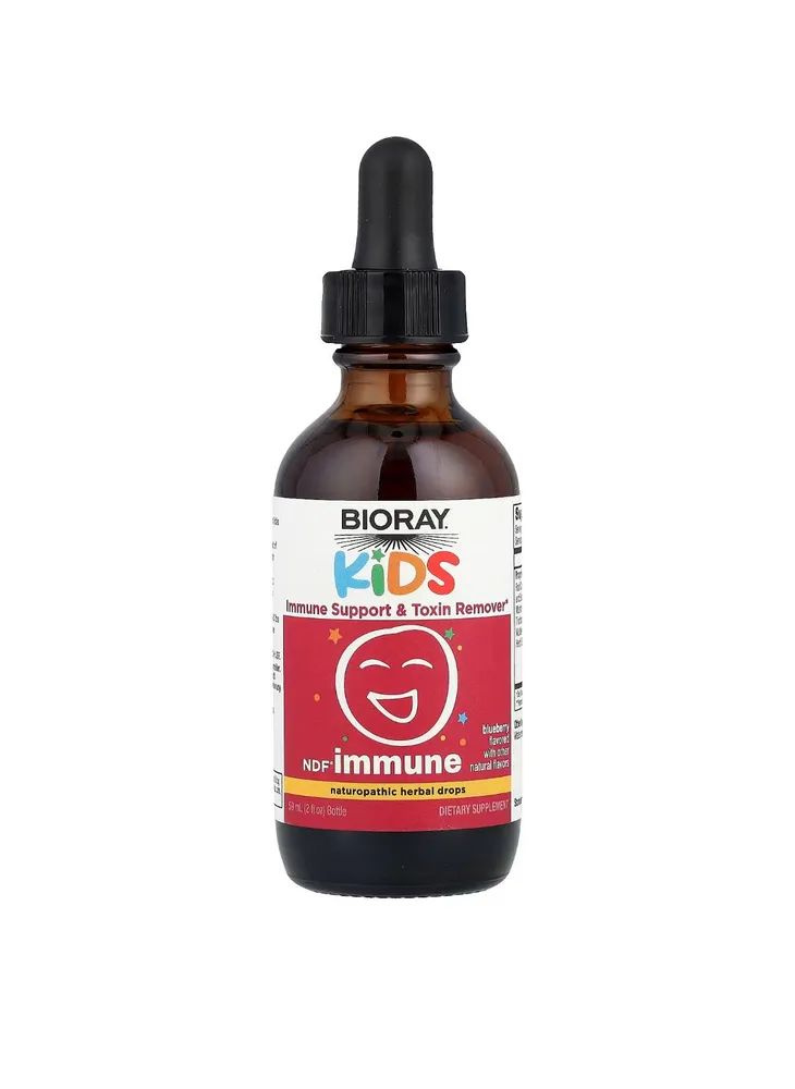 Bioray kids, Ndf immune, добавка для поддержки иммунитета и выведения токсинов для детей ...