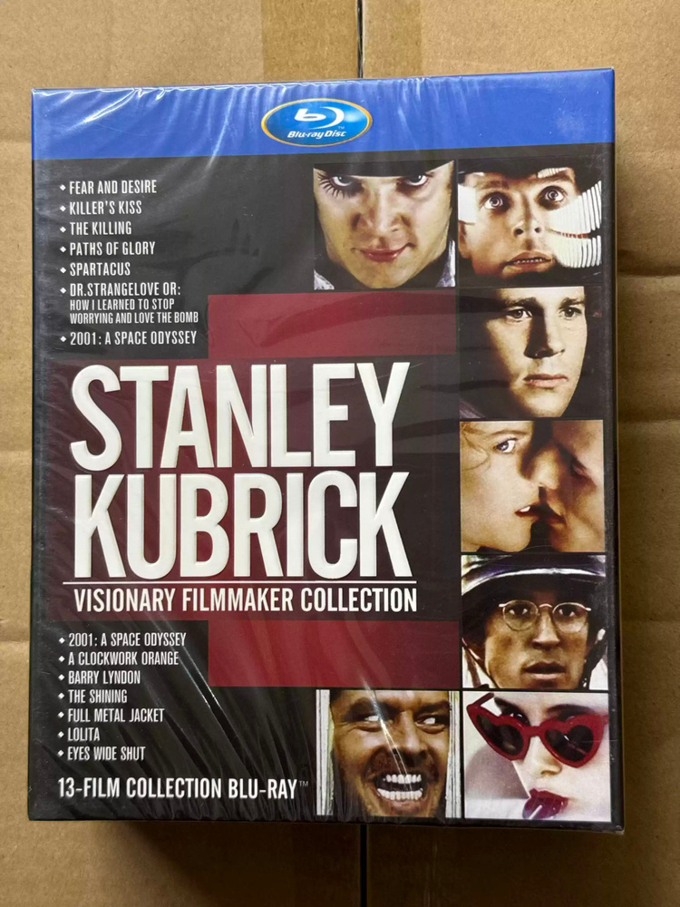 Бог фильмов Стэнли Кубрик Классический фильм Complete Works BD Blu-ray HD Collection Edition 13 ...