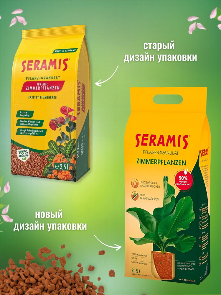 Грунт Seramis (Серамис) для цветов, орхидей, кактусов и суккулентов ...
