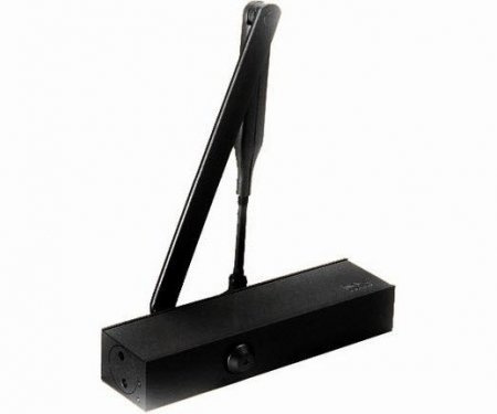 Доводчик дверной Dormakaba TS83 EN 3-6 BCA чёрный и тяга ral 9005 ...