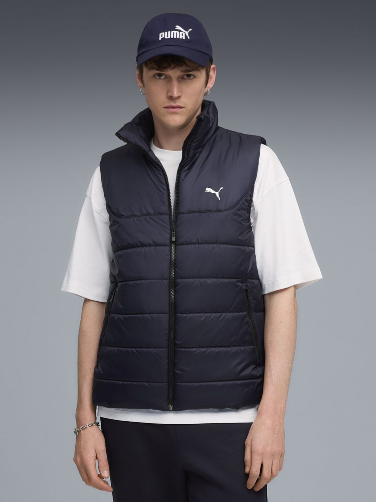 Жилет утепленный PUMA ESS Padded Vest, мужской, синий купить на OZON по ...