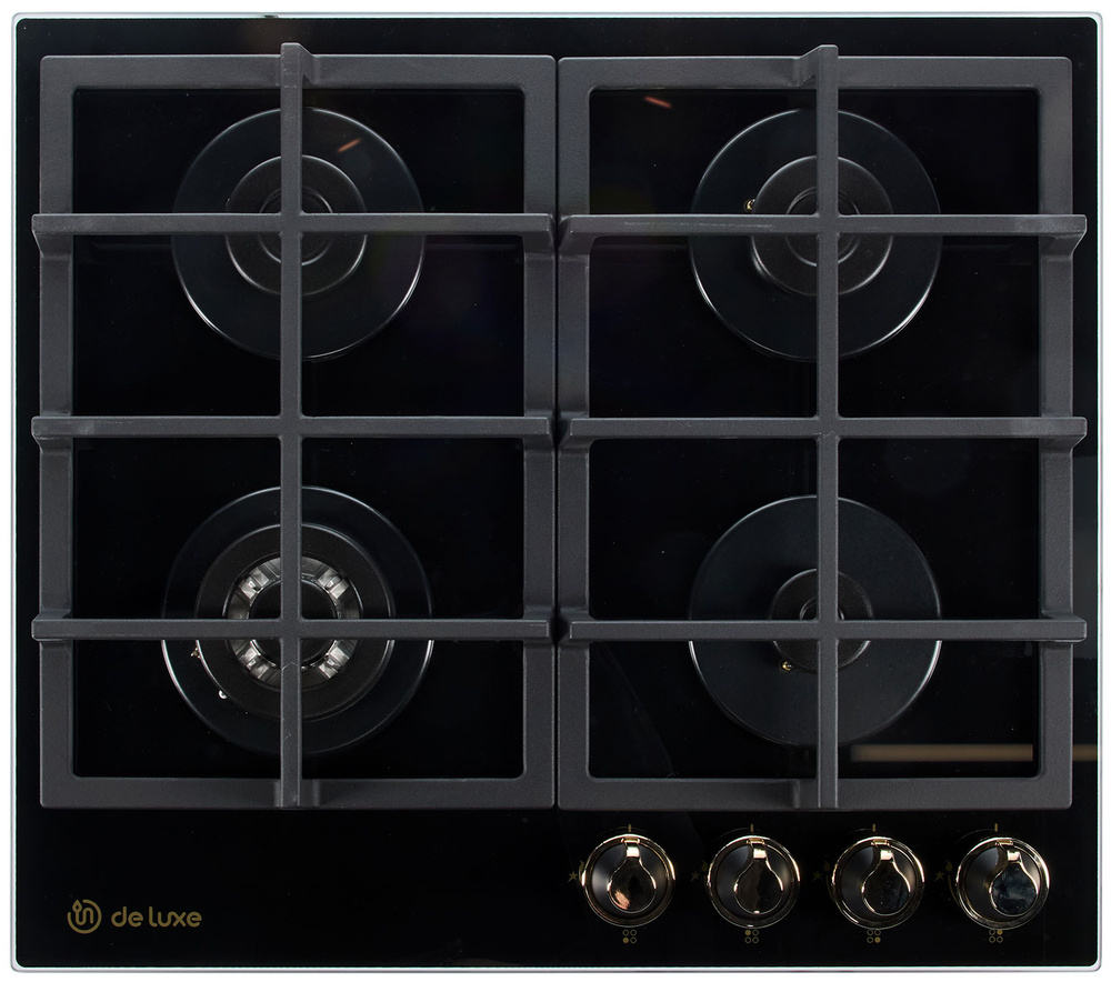 Газовая варочная панель De luxe GG4 750229F-TC-151 58 см, 4 конфорки ...