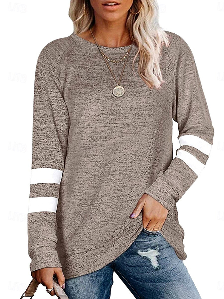 Лонгслив Женский бежевый нейтральный Длинный, размер 56 Политекс ...