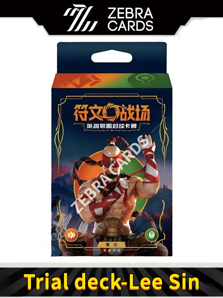 Riftbound: League of Legends Trading Card Game Start Deck Лига Легенд -Lee Sin(Китайская версия ...
