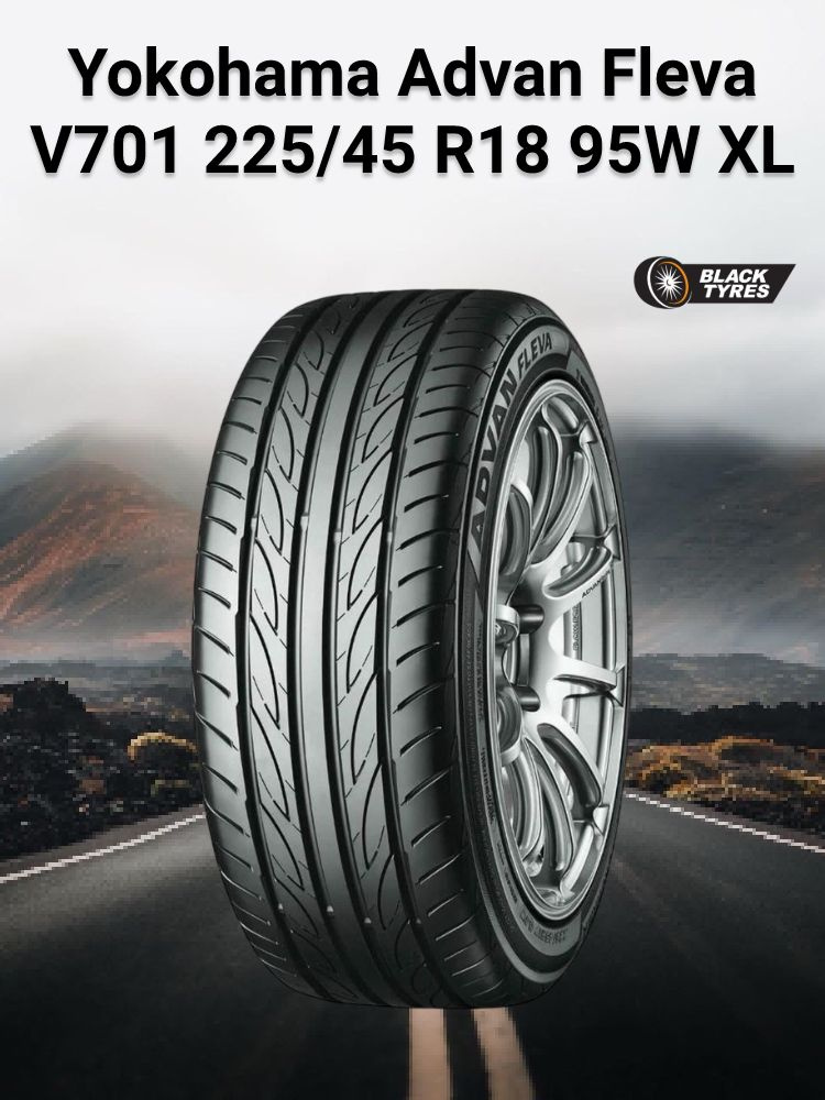 Yokohama Advan Fleva V701 XL Шины летние 225/45 R18 95W 75010 (2582130060)
