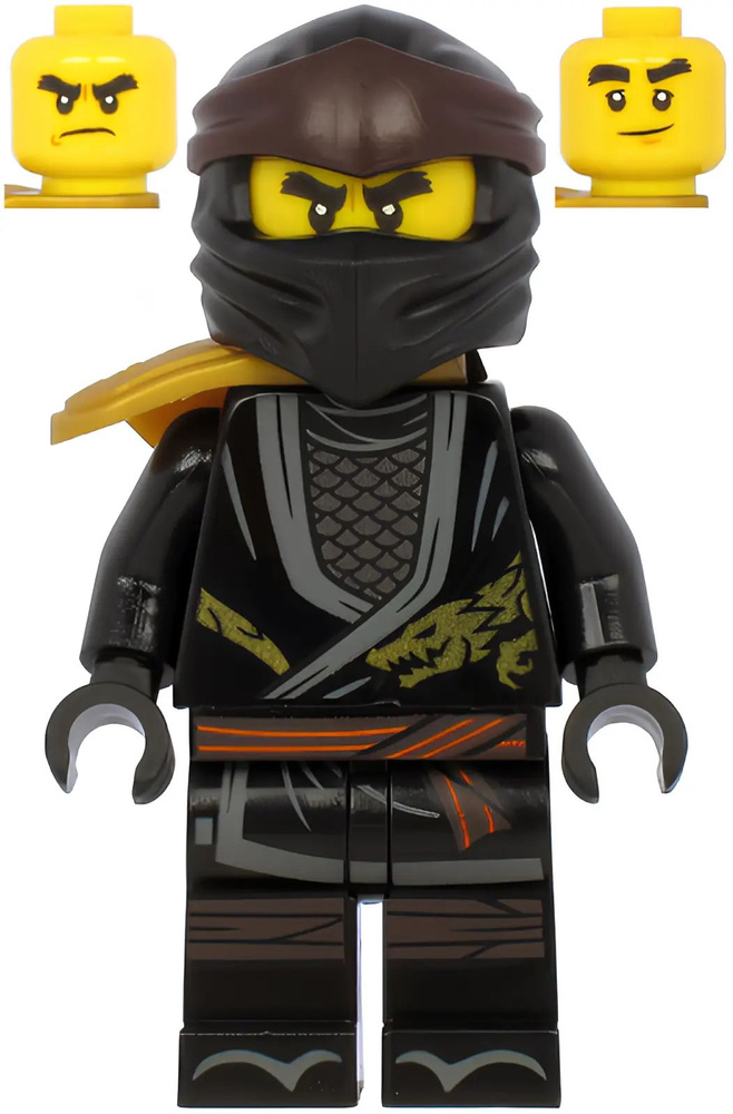 Минифигурка Lego Ninjago Cole - Legacy, Pearl Gold Armor Shoulder Pad ...