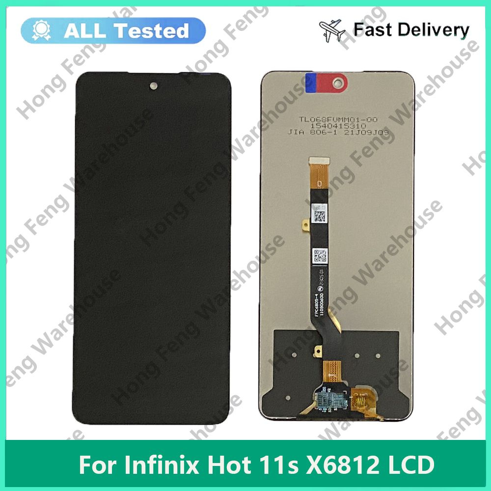 Дисплей для Infinix Hot 11s X6812 X6812B;дисплей в сборе с сенсорным ...