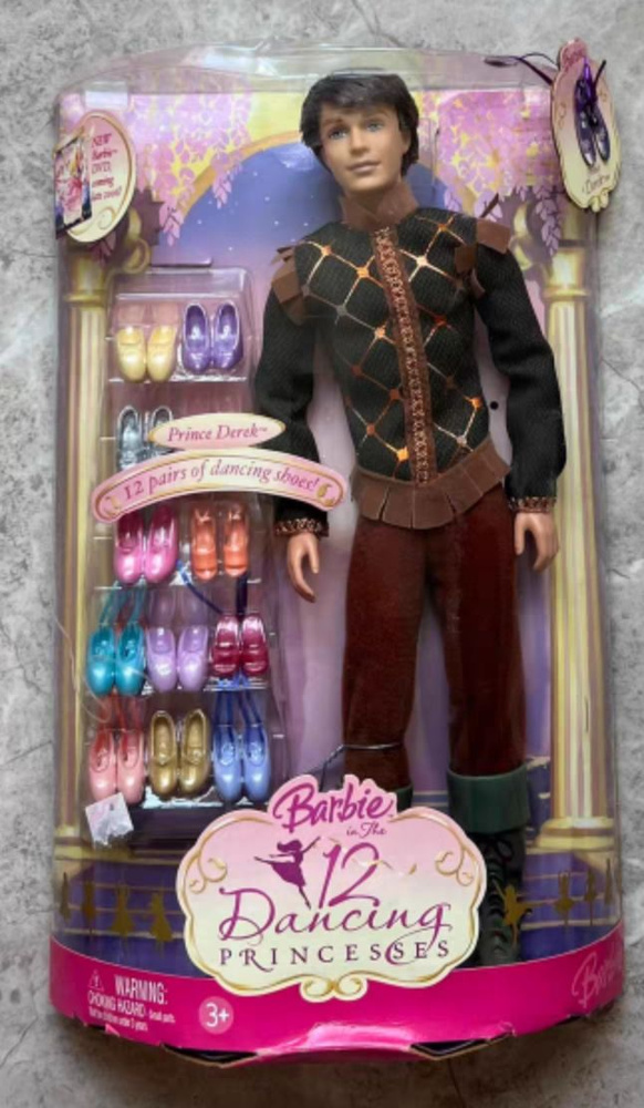 Barbie 12 Dancing Princess Ken Двенадцать балетных принцесс Барби ...