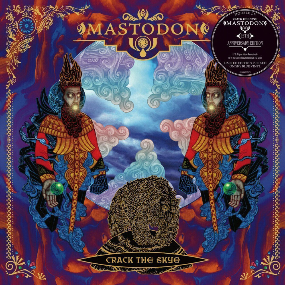 Цветная виниловая пластинка Mastodon - Crack The Skye (15th Anniversary Blue Sky Vinyl) (2LP ...