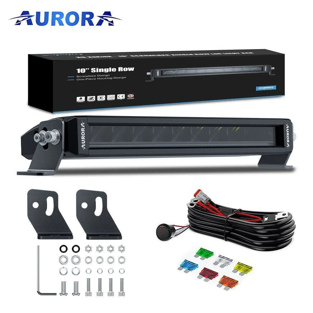 Светодиодная балка AURORA ALO-S5D1-10-R5Q 254 мм 50W LED с RGB ...