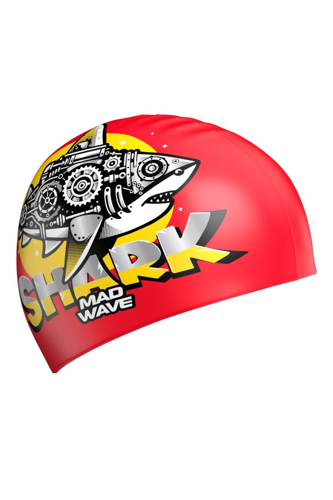 Шапочка для плавания Mad Wave Shark, Red M0575 12 0 05W купить на OZON ...