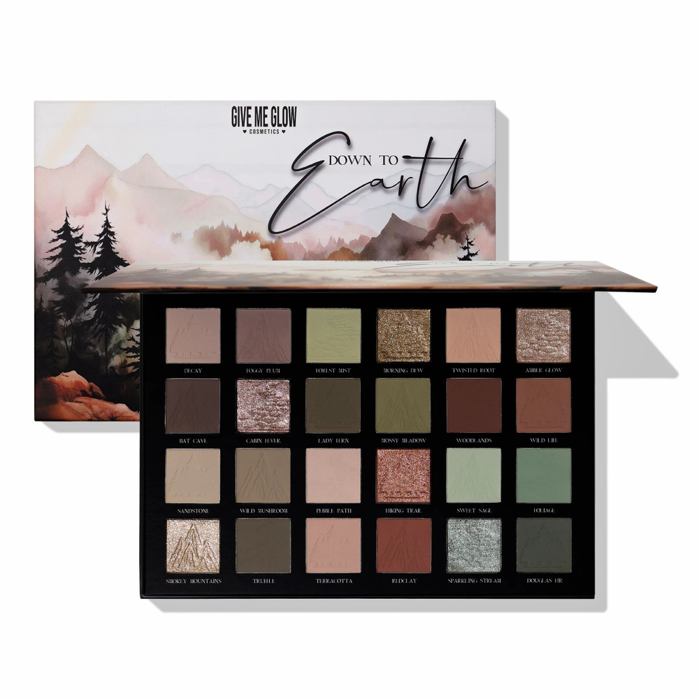 Палитра теней для век Give me glow - Down To Earth купить на OZON по ...