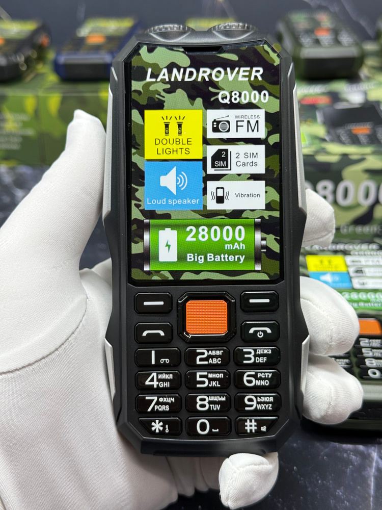 Мобильный телефон Q8000, черный купить на OZON по низкой цене (3214562597)