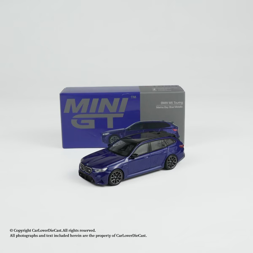 Машинка MINI GT MODEL 1:64 #1080 BMW M5 blue Die-cast Alloy Model ...
