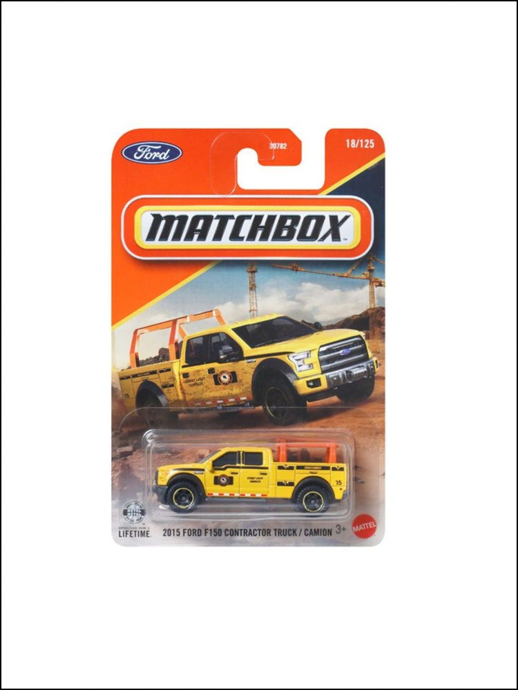Машинка Matchbox Toys 1:64 Scale Die-Cast Basic Car 30782 2015 Ford F ...