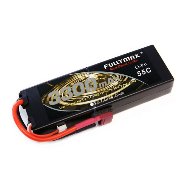 Аккумулятор LiPo Fullymax 7.4 V 3300 mAh 55C с корпусом купить на OZON ...