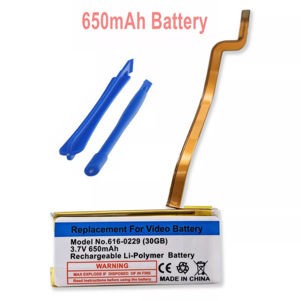 Аккумуляторная батарея для Apple iPod 5G, 6G classic 6 3.7V 616-0227 ...