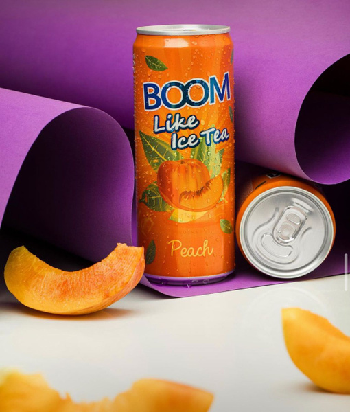 Энергетический напиток Boom Peach 330 мл. по 6 шт. купить на OZON по ...