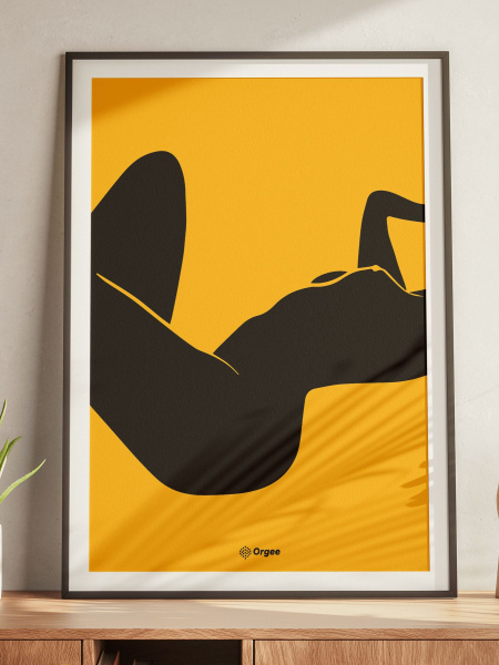 Постер Orgee Арт Лежит, 42 30 купить c доставкой на OZON по низкой цене ...