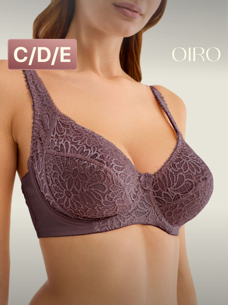 Бюстгальтер Женский OIRO мягкая чашка на каркасе, на косточках, размер 90E желтый матовый ...