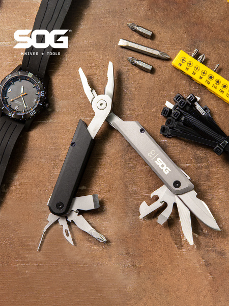 SOG BATON Q3, Складные плоскогубцы, 13 инструментов, Многофункциональная ручка купить на OZON по ...