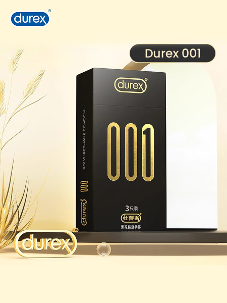 Новый продукт 3шт Durex 001 Waterborne Polyurethane Condoms купить на ...