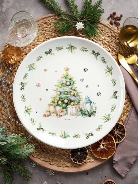 Тарелка DANIKS, Доломит, диаметр 26 см купить c доставкой на OZON по низкой цене (1735458455)