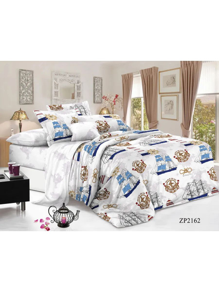 Комплект постельного белья Белое Золото Двуспальный с простыней ...