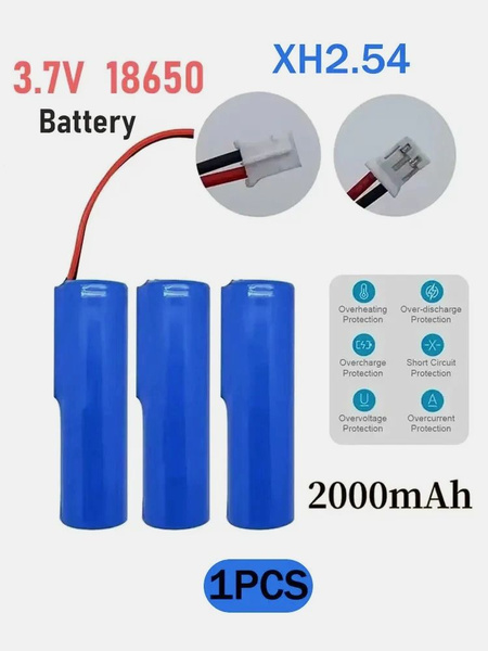 18650 1s1p аккумулятор 3.7 В 2000mAh светодиодный рыболовный свет ...